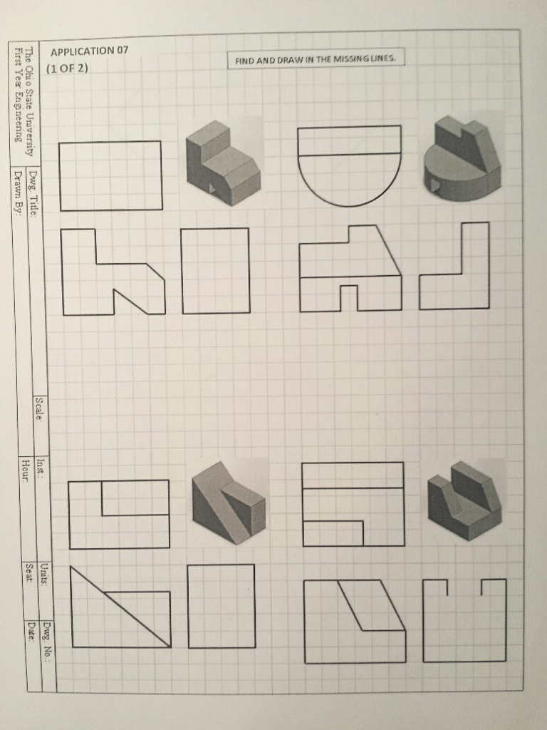 Solved APPLICATION 07 (1 OF 2) FIND AND DRAW IN THE MISSING | Chegg.com