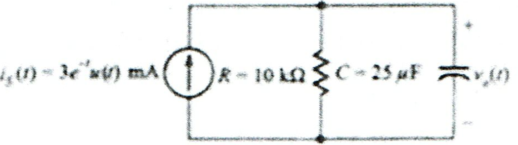 Solved In the RC circuit below, the current source is given | Chegg.com