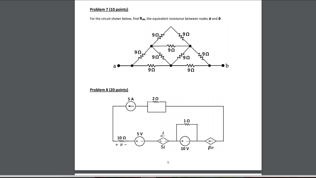 Solved Problem 7 (10 points) For the circuit shown below, | Chegg.com Solved Problem 7 (10 points) For the circuit shown below, | Chegg.com
