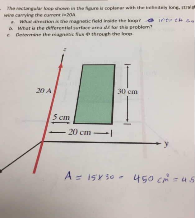Solved The rectangular loop shown in the figure is coplanar | Chegg.com