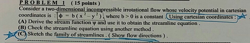 Solved PROBLEM 1 (15 points) Consider a two-dimensional | Chegg.com