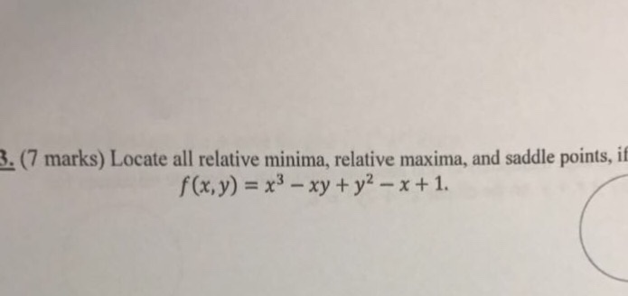 Solved Locate all relative minima, relative maxima, and | Chegg.com