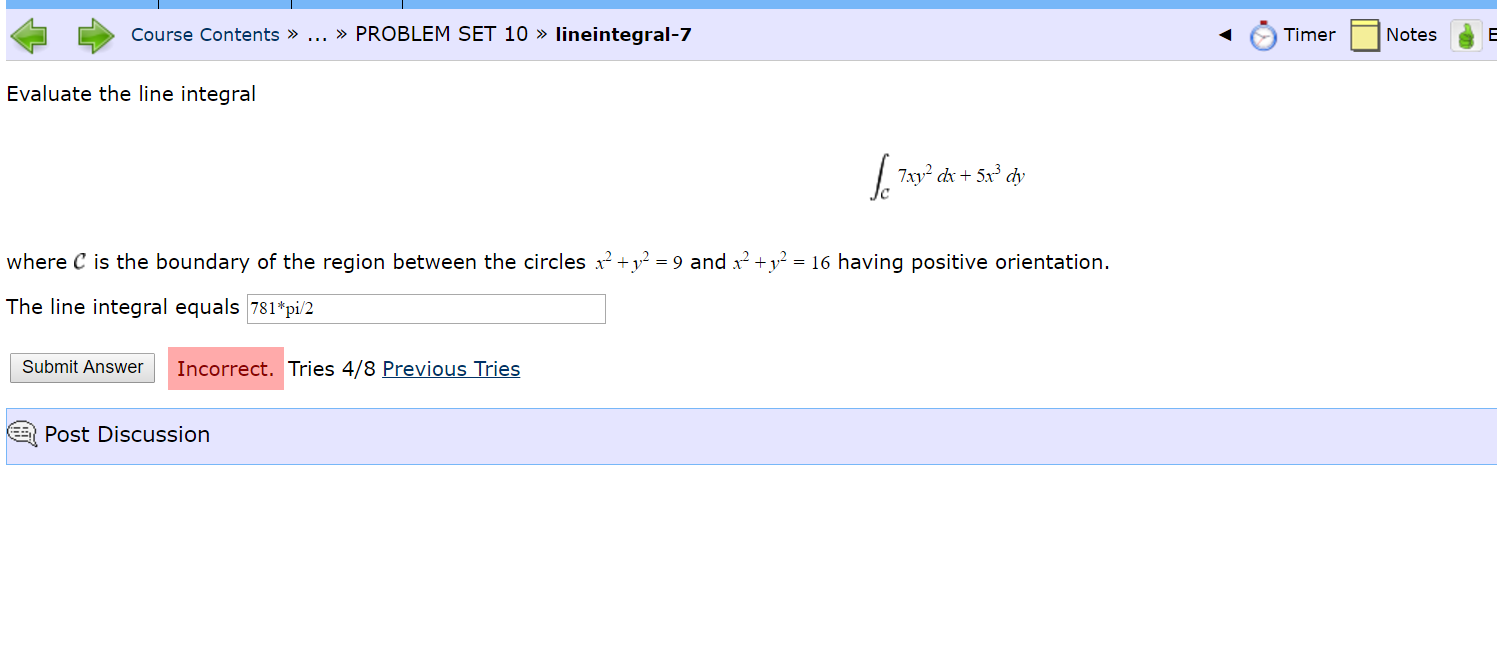 Solved Evaluate the line integral integral_c 7xy^2 dx + | Chegg.com