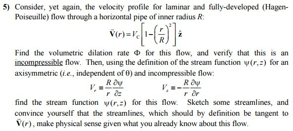 Solved 5) Consider, yet again, the velocity profile for | Chegg.com