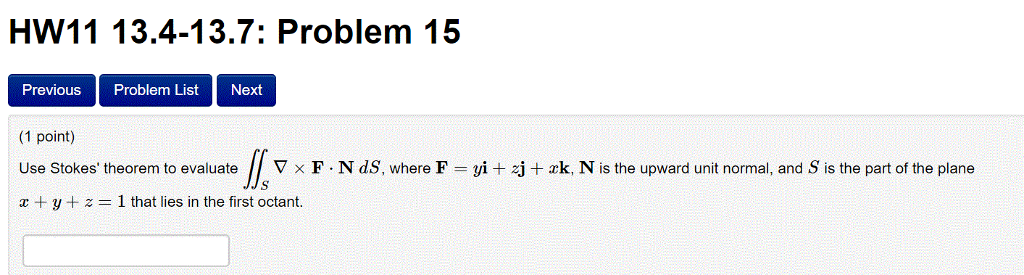 HW11 13.4-13.7: Problem 15 Previous Problem List Next | Chegg.com