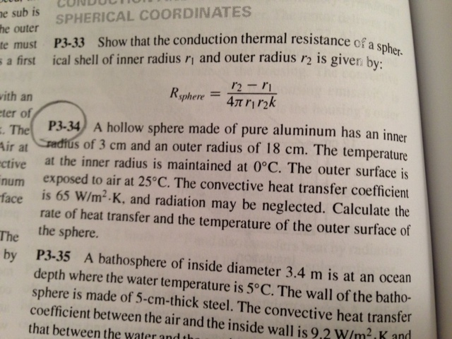 Solved Show that the conduction thermal resistance of a | Chegg.com