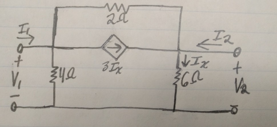 Solved Find the y parameters of the network shown above. | Chegg.com