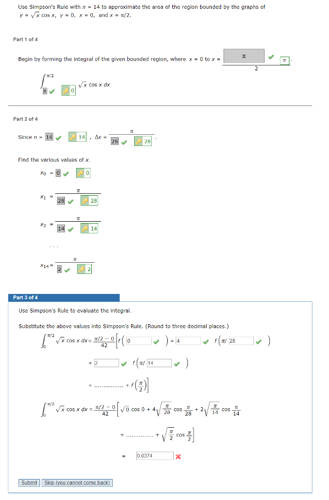 Solved Use the Errors in the Trapezoidal Rule and Simpson's | Chegg.com