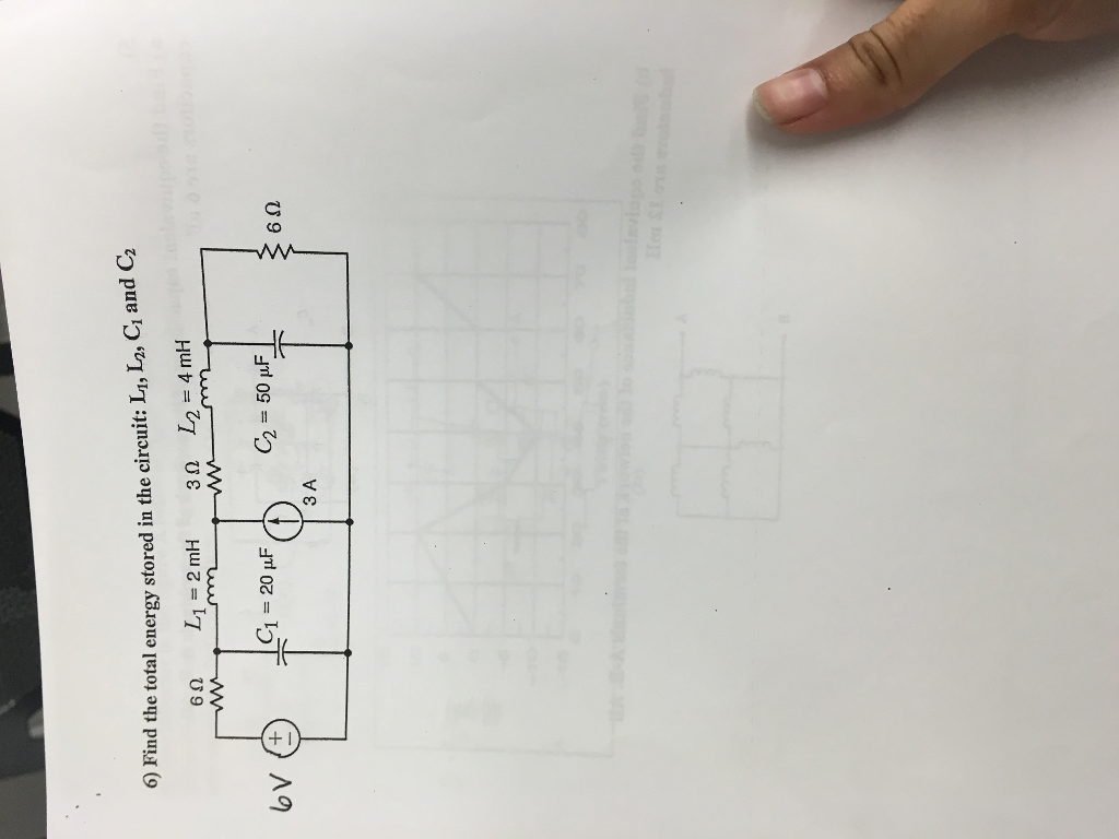Solved Find the total energy stored in the circuit: L_1, | Chegg.com