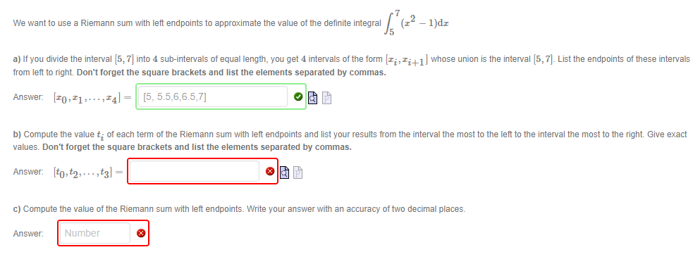 Solved We want to use a Riemann sum with left endpoints to | Chegg.com