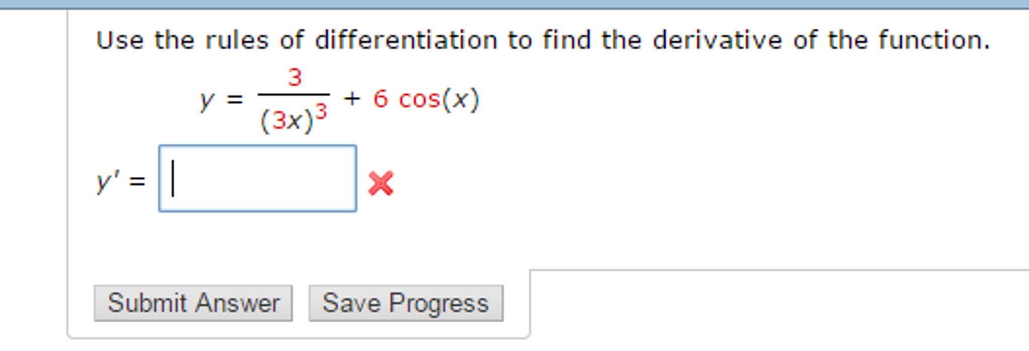 Solved Use the rules of differentiation to find the | Chegg.com