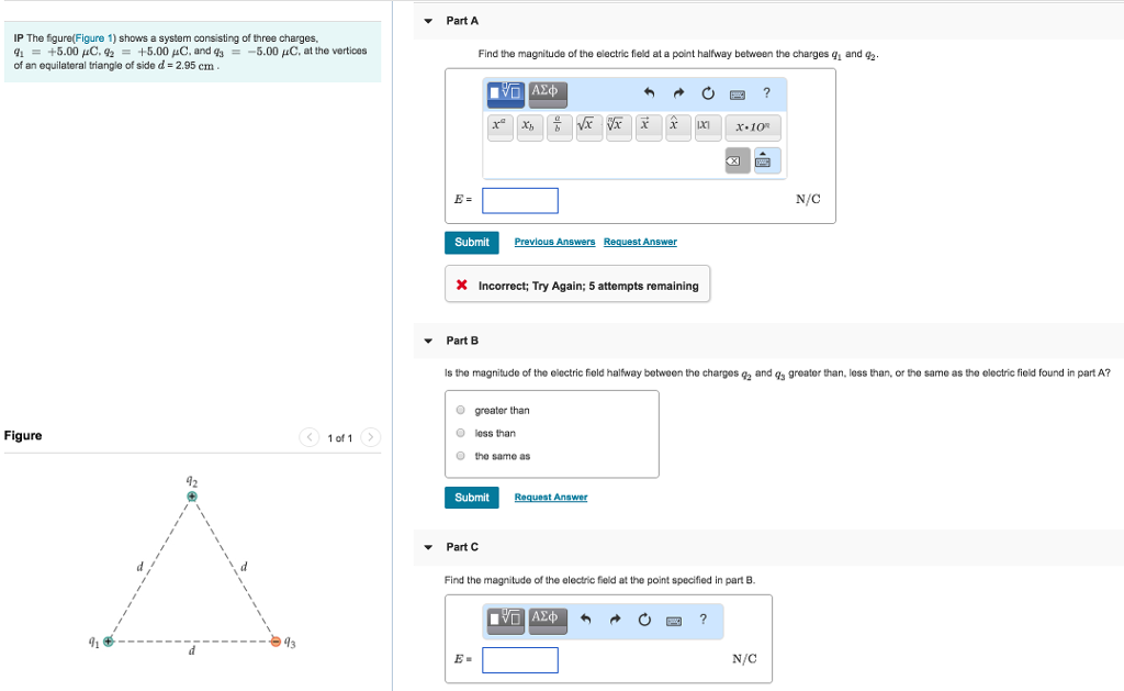 Solved Part A IP The fgure(Figure 1) shows a system | Chegg.com
