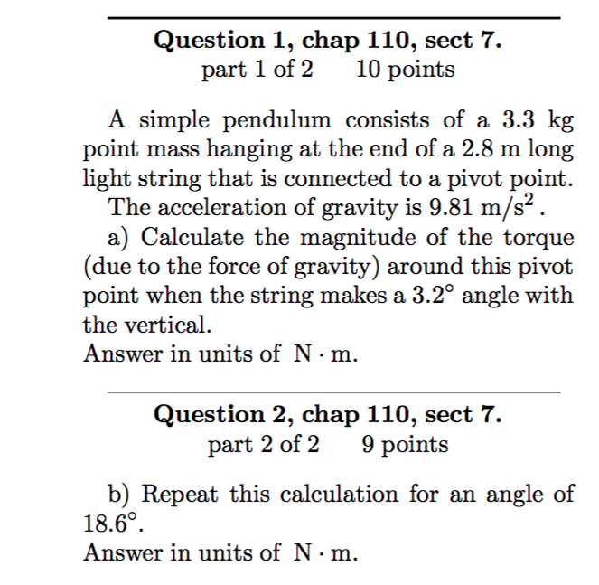 Solved Question 1, chap 110, sect 7. part 1 of 210 points A | Chegg.com