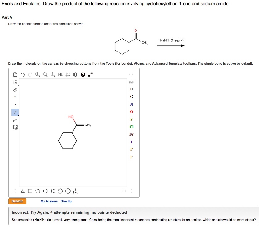 Solved Enols and Enolates: Draw the product of the following | Chegg.com