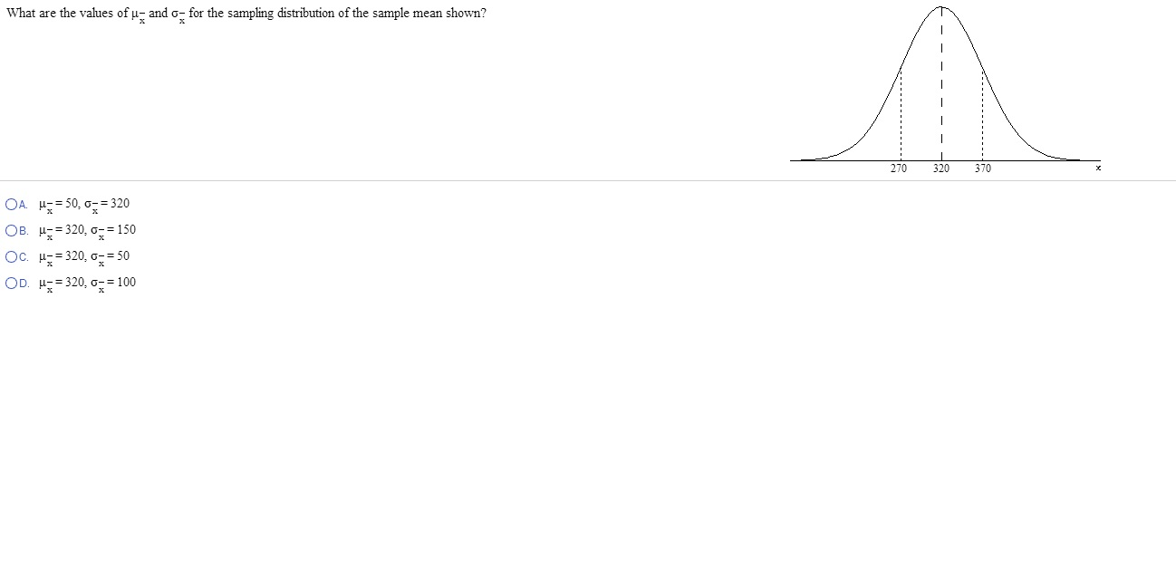 Solved What are the values of mu_x- and sigma_x- for the | Chegg.com