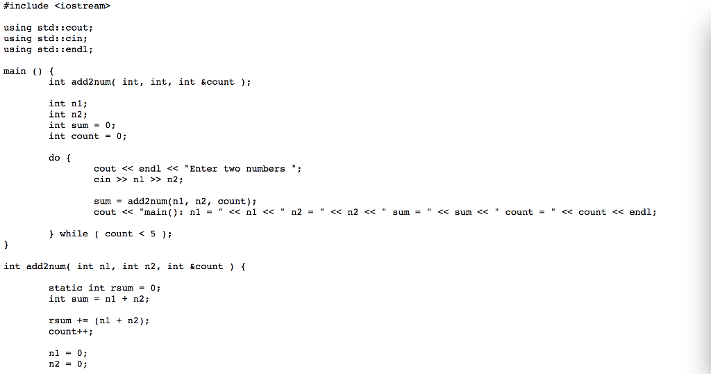 Solved Paper and Pencil Trace the following programs: | Chegg.com