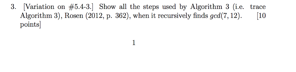 Solved 3 Variation On 54 31 Show All The Steps Used By 