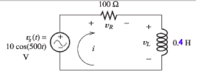 Solved Find the phasors for the current and for the voltages | Chegg.com