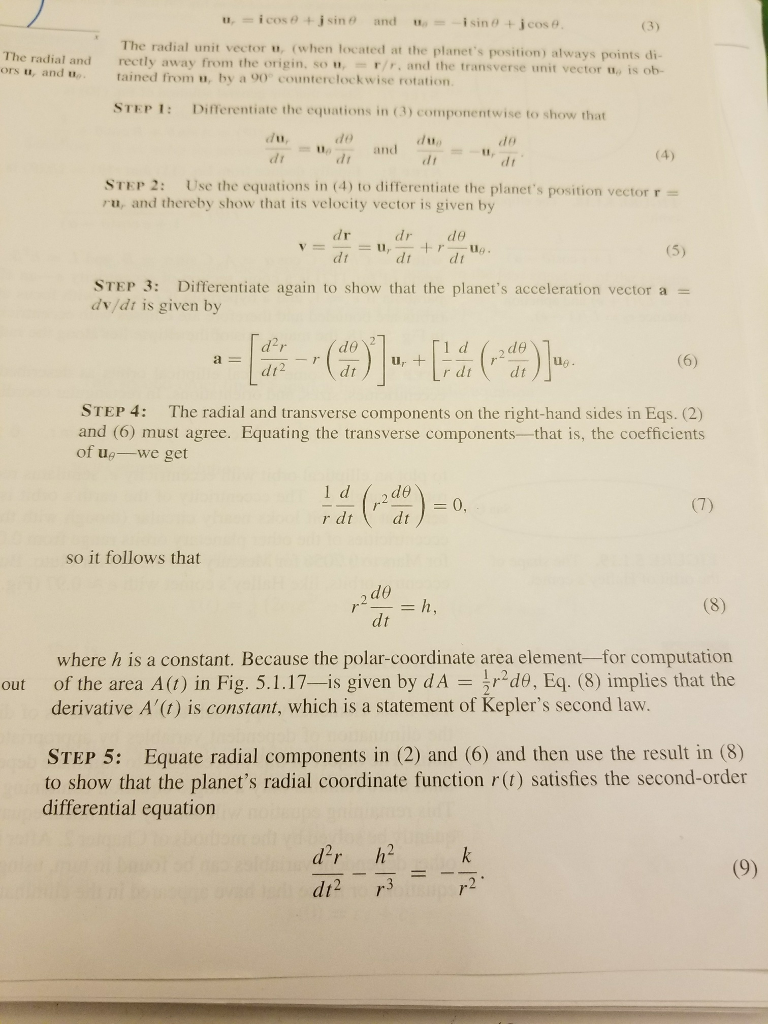 Solved mie radial and ors The radial unit vector u, (when | Chegg.com