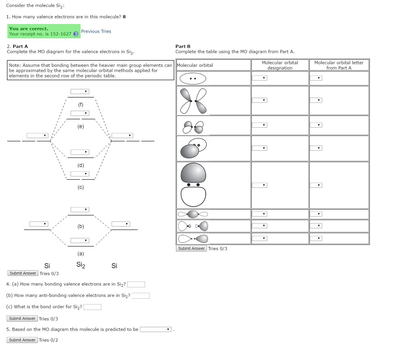 Solved Consider the molecule Si_2: How many valence | Chegg.com