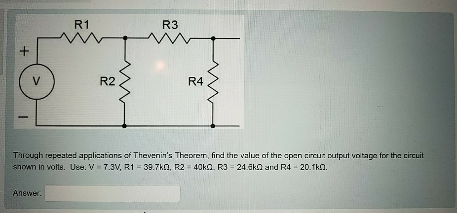 Solved If a 8.1 mA current source is applied to a 4.1㏀ | Chegg.com
