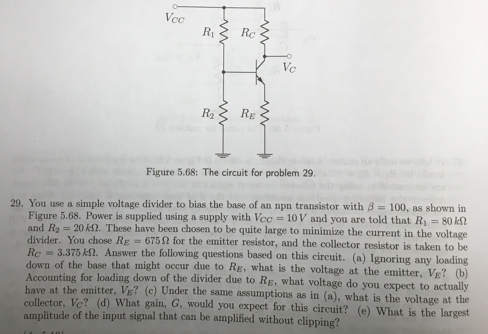 Solved Figure 5.68: The circuit for problem 29. You use a | Chegg.com