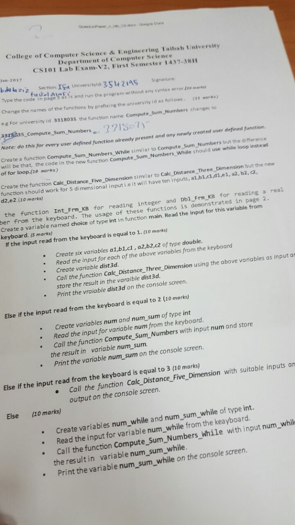 Solved College of Computer Science & Engineering Taibah | Chegg.com