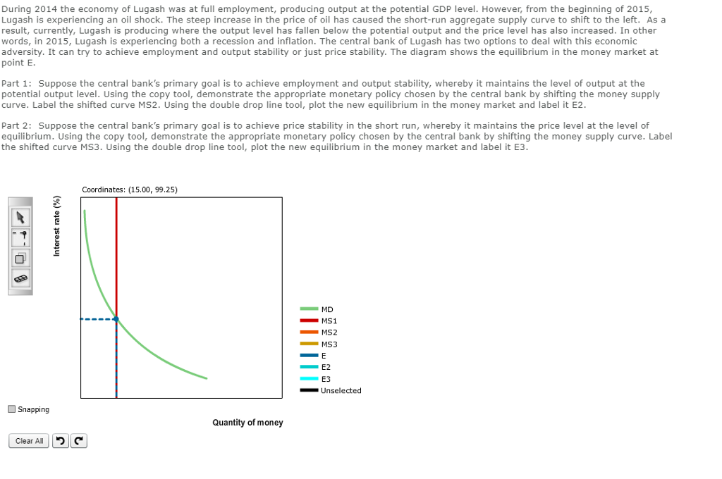 Solved During 2014 the economy of Lugash was at full | Chegg.com