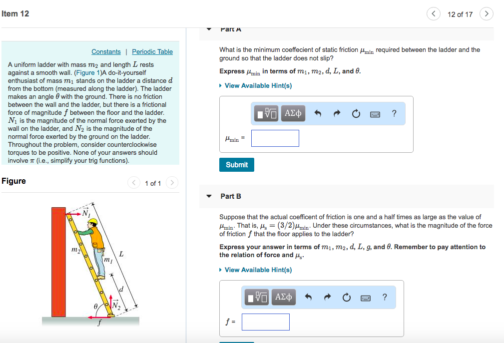 Solved Item 12 12 of 17> What is the minimum coeffecient of | Chegg.com