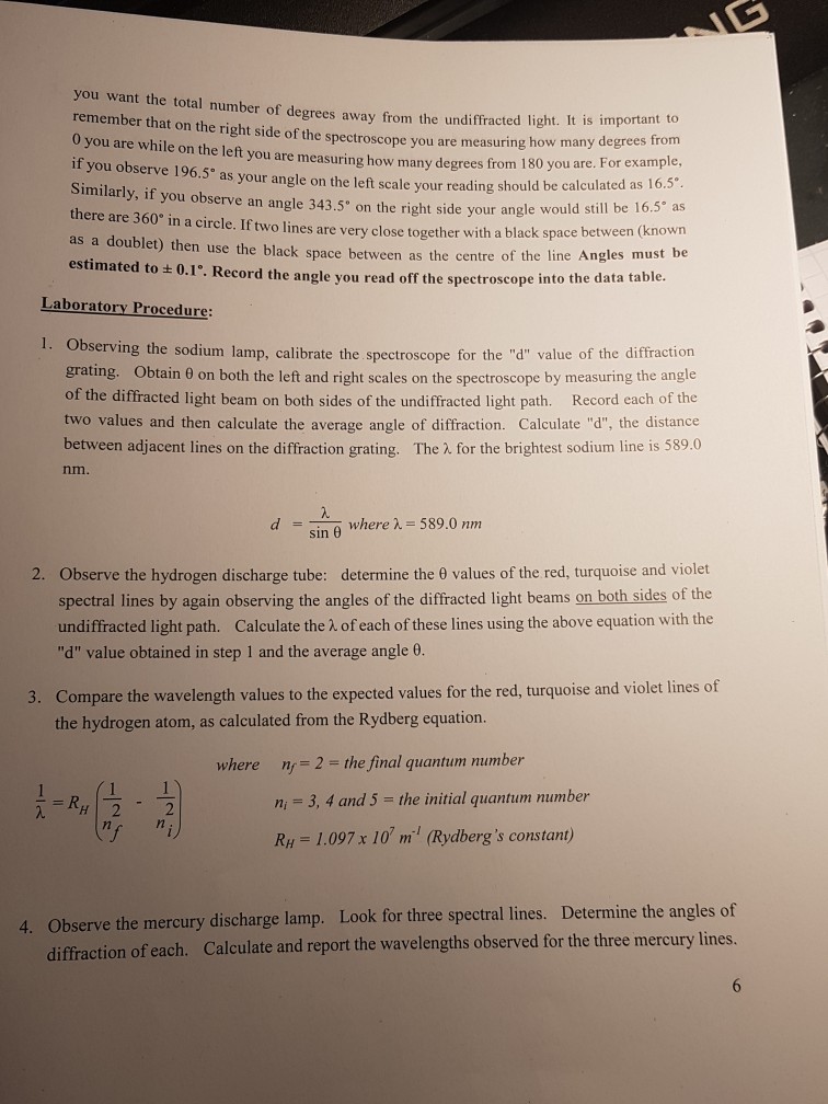 Solved Name: Lab Day and Section: Chemistry 111 Pre-Lab | Chegg.com