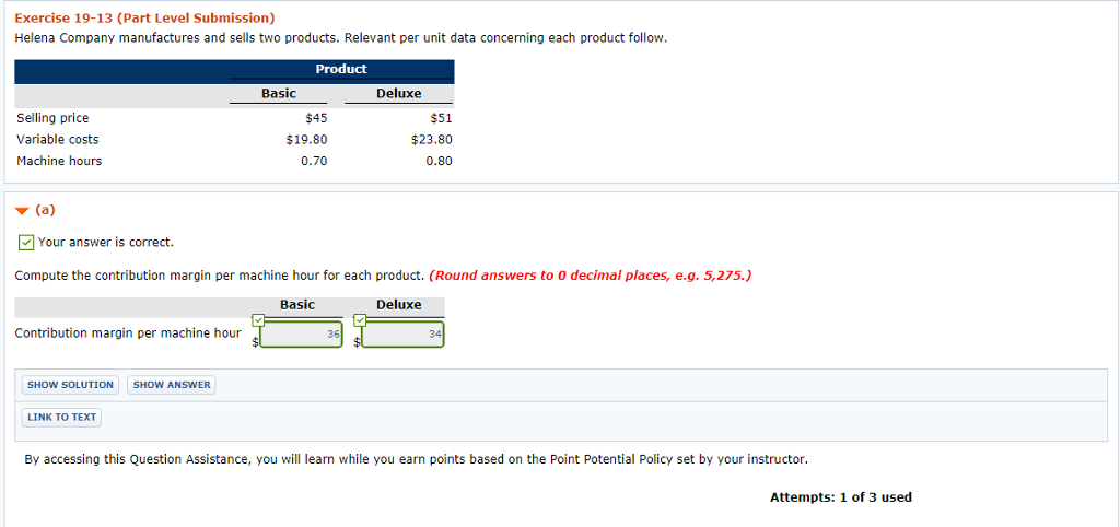 Solved Exercise 19-13 (Part Level Submission) Helena Company | Chegg.com
