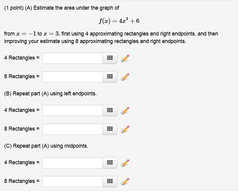 Solved Estimate the area under the graph of f(x) = 4x^3 + 6 | Chegg.com