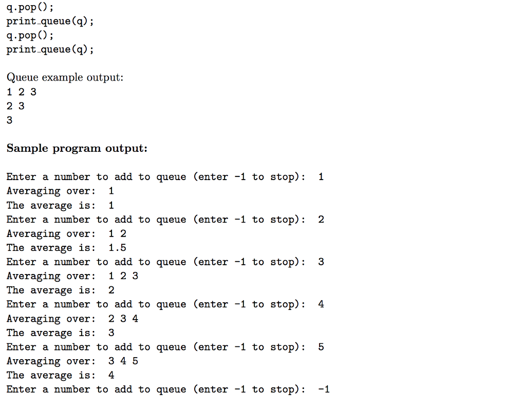Write a program named mov avg.cpp that calculates the | Chegg.com