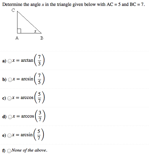 Solved Determine the angle a: in the triangle given below | Chegg.com