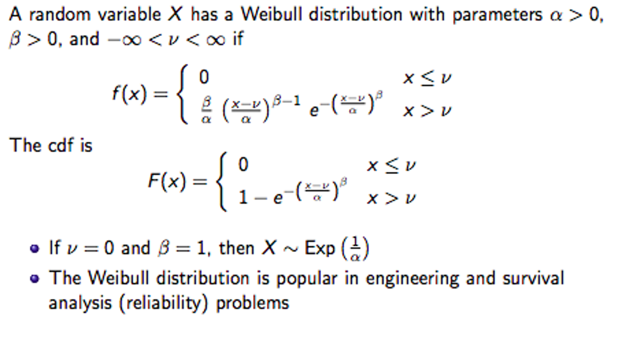 Solved Let X be a random variable with the 3-parameter | Chegg.com