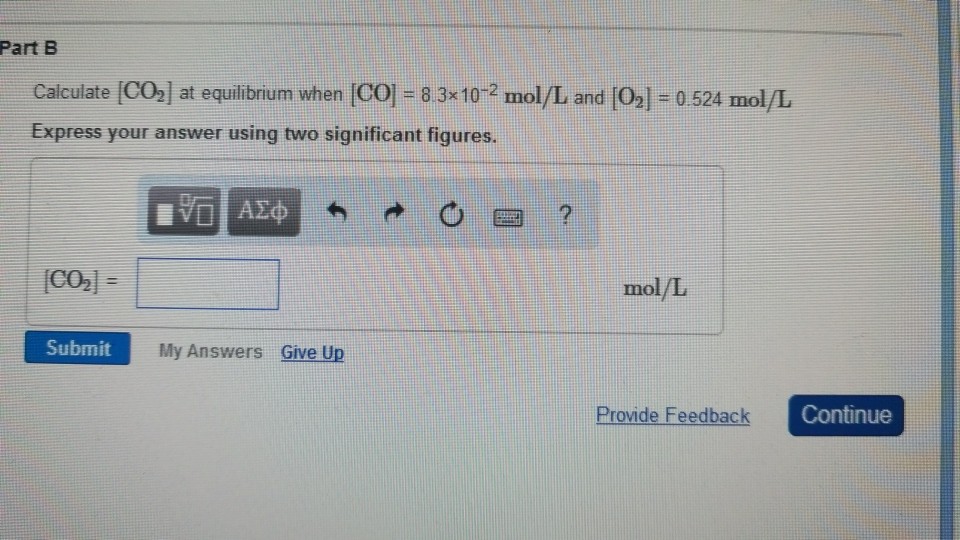 Solved Problem 7.56 For the reaction 2CO(9)+ 02(9) 2C02(9) | Chegg.com