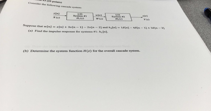 Solved Consider the following cascade system: Suppose that | Chegg.com Solved Consider the following cascade system: Suppose that | Chegg.com