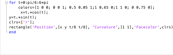 Solved I am supposed to write a code in Matlab that draws an | Chegg.com