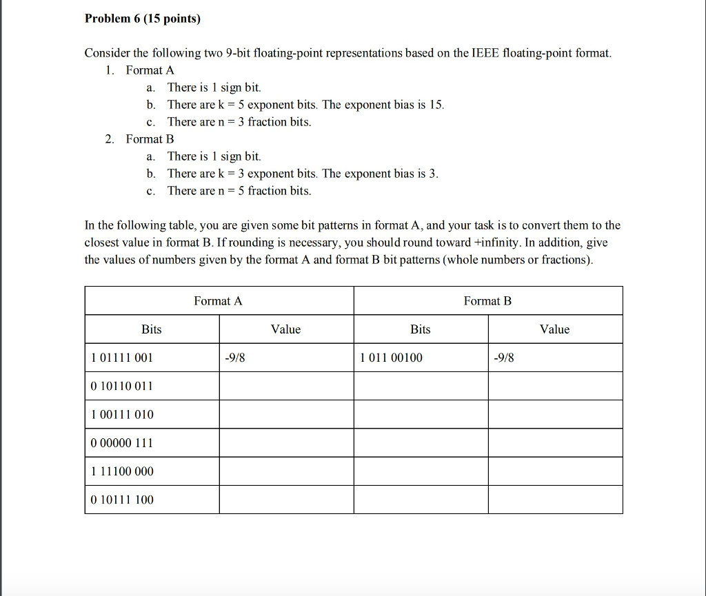 Problem 6 (15 points) Consider the following two | Chegg.com