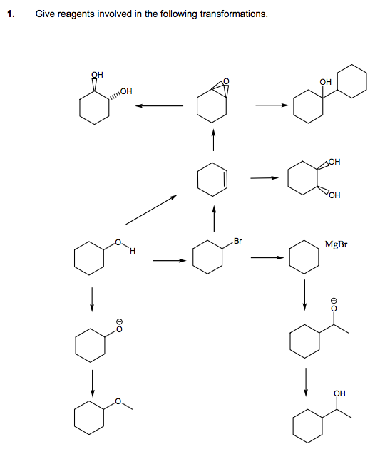 Solved Give reagents involved in the following | Chegg.com