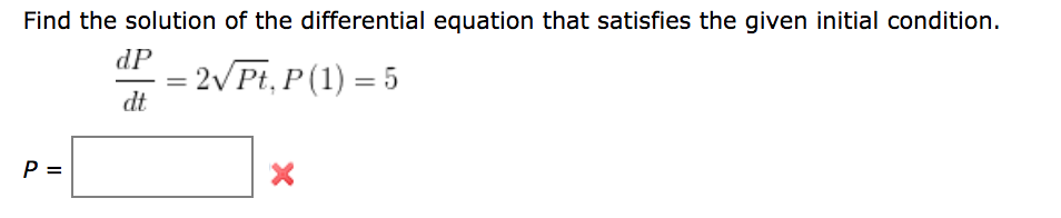 Solved: Find The Solution Of The Differential Equation Tha... | Chegg.com