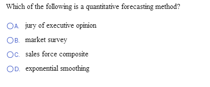 Solved 1.which of the following is a quantitative | Chegg.com