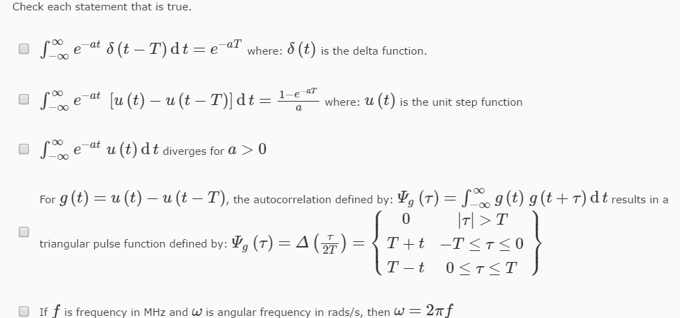 Solved Delta Function Unit Step Function Divergence