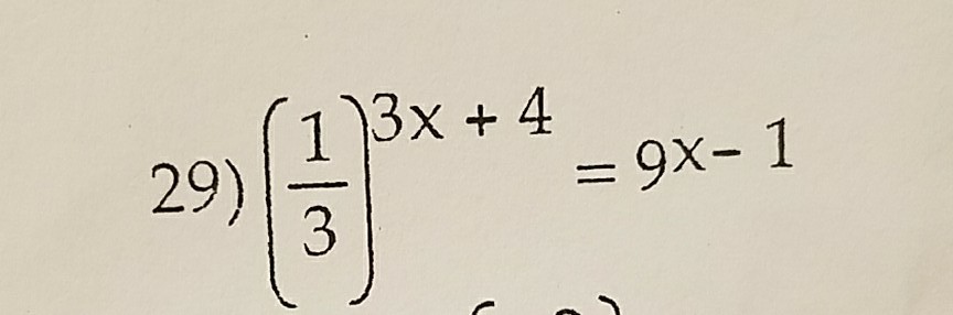 Solved 3 29)/1 3 9x-1 | Chegg.com