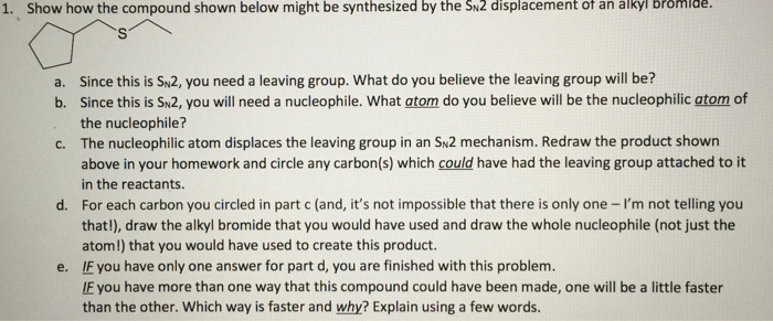 Solved Show how the compound shown below might be | Chegg.com