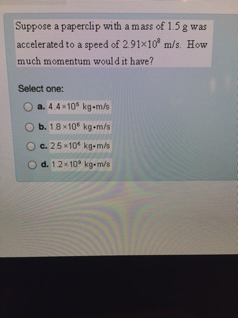 Solved Suppose a paperclip with a mass of 1.5 g was | Chegg.com
