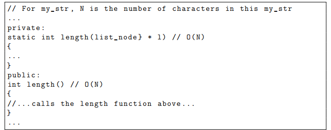 Solved Implement class my str again, this time using a | Chegg.com