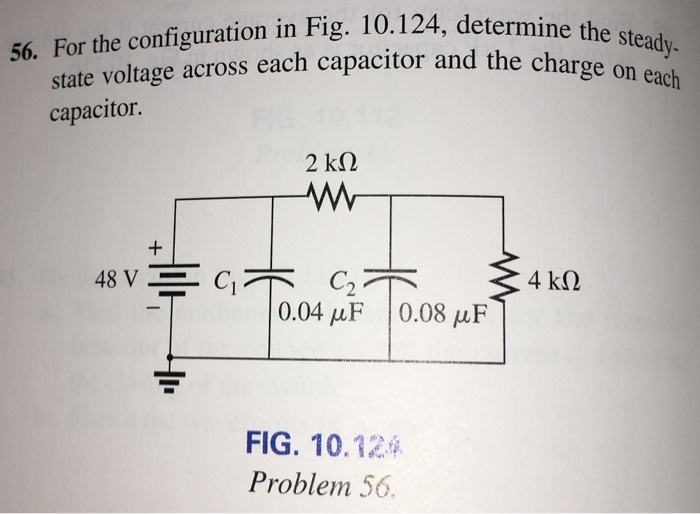 Solved For the configuration in Fig. 10.124, determine the | Chegg.com