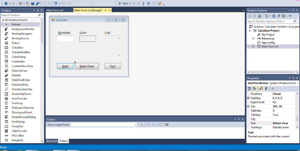 Solved Unzip and open the Calculator Solution\Calculator | Chegg.com