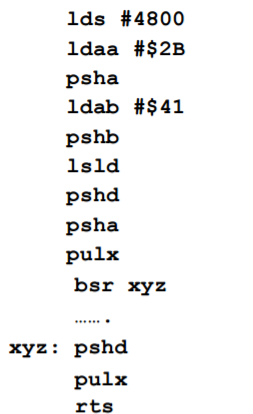 Solved Draw a diagram showing the contents of the stack and | Chegg.com